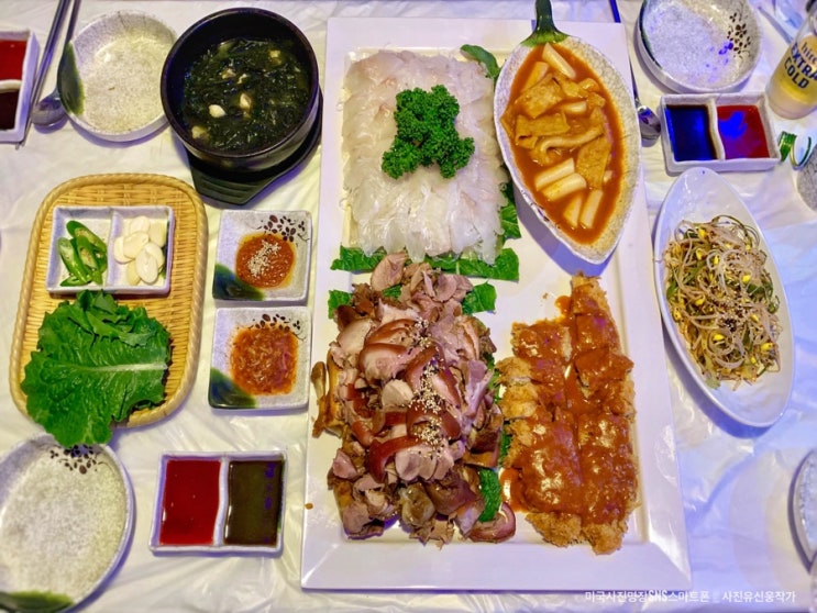 전주 중화산동 맛집 회랑 족발이랑 술집에서 회식했어요 네이버 블로그