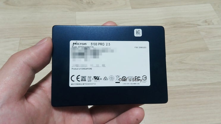 마이크론 Micron 5100 PRO 1TB SSD 구매 후기 및 벤치마크 : 네이버 블로그