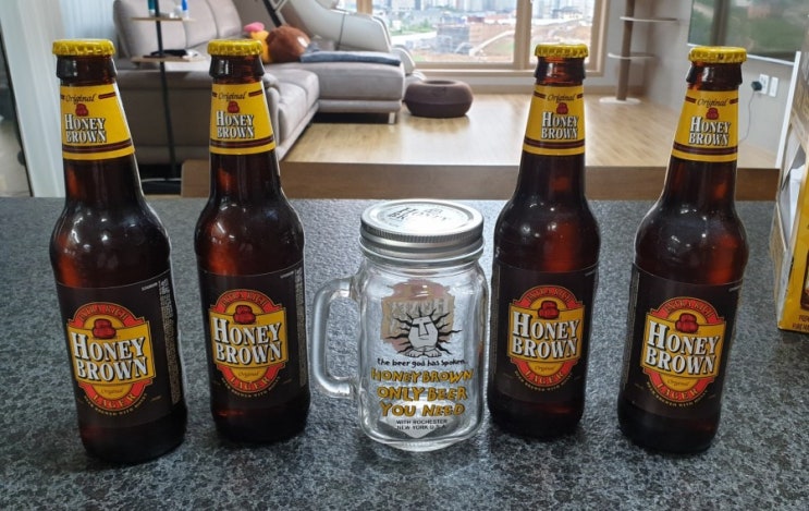 맥주 전용잔) 허니브라운 전용잔 패키지 Honey Brown Lager : 네이버 블로그