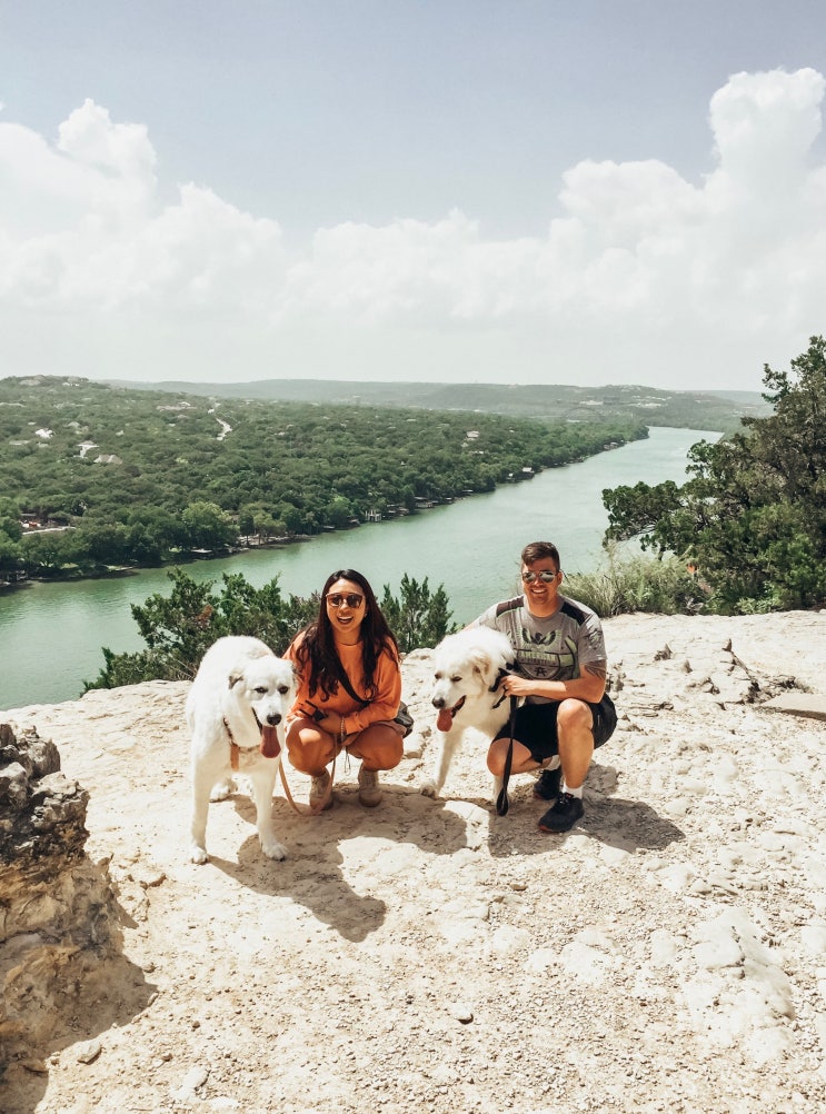 [텍사스 일상] 네식구의 오스틴 여행, Mount Bonnell, Red Bud Isle Park, Oasis 오스틴 레스토랑 ...
