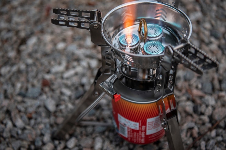 강염버너 부린 BL100 - B16, 화력한번 끝내주네! 그러나 그리들과는 궁합이 영~ : 네이버 블로그