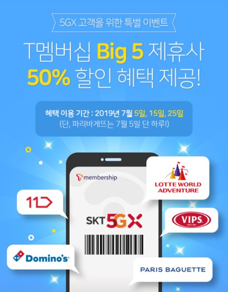 [5G LAB 보고서] SKT 5GX로 초.대.박 빕스 T멤버십 할인 50% 받아 탈탈 털어버리기 : 네이버 블로그