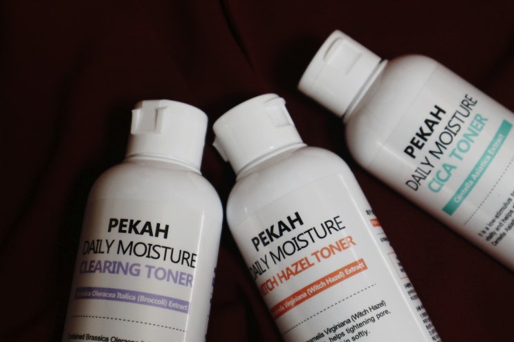PEKAH 페카 데일리 모이스처 토너 3종(클리어링, 시카, 위치하젤) : 네이버 블로그