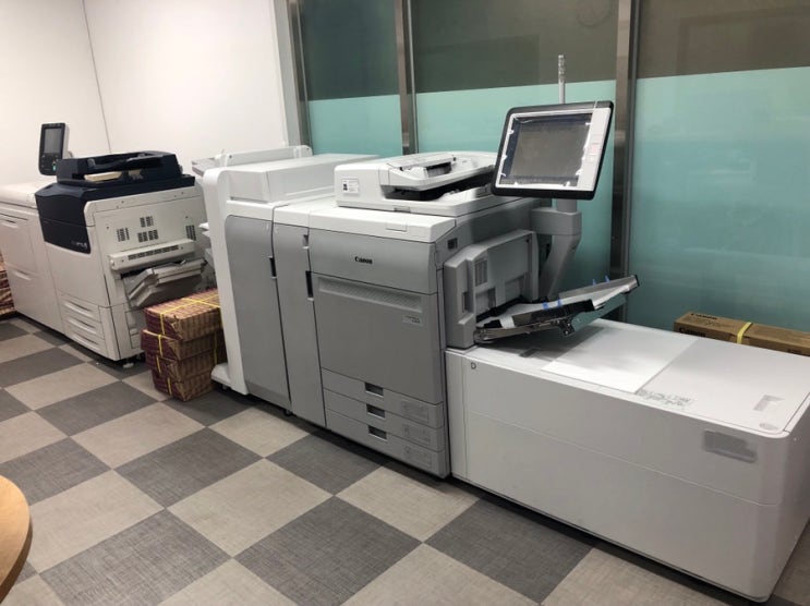 캐논 오세(Oce) 컬러디지털인쇄기 C910 흑백디지털인쇄기 VP115 송파구 OO애드 설치 : 네이버 블로그