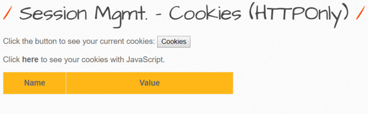 [비박스] Session Management - Cookies (HTTPOnly) : 네이버 블로그