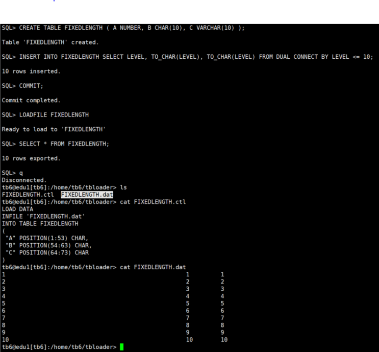 [tbsql] tbloader 용 control/SAM 파일 만들기 : 네이버 블로그