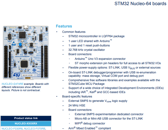 STM32F103RBT6 NUCLEO(뉴클레오보드) : 네이버 블로그