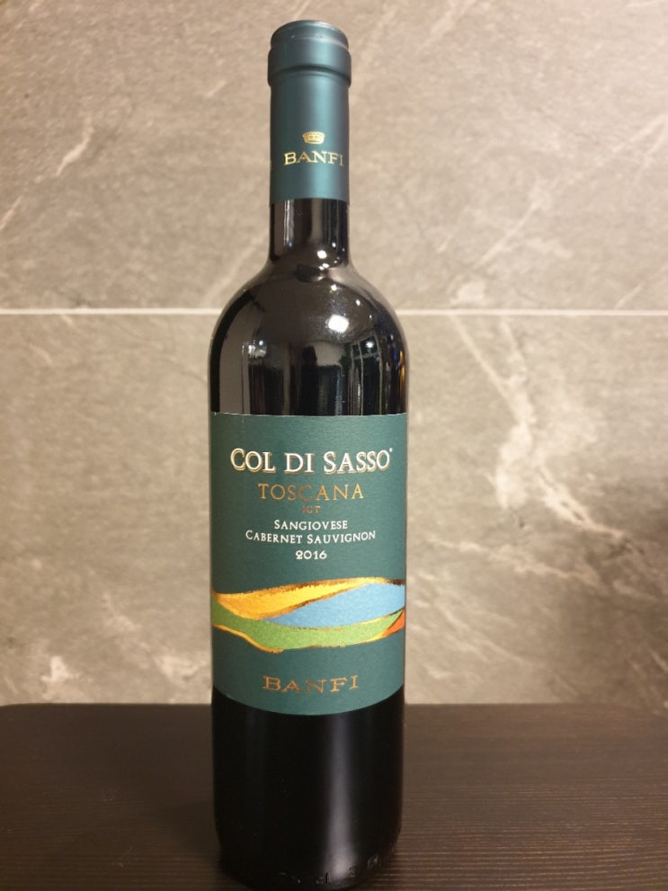 [와인일기] COL DI SASSO BANFI CABERNET SAUVIGNON 2016- 콜디사쏘 반피 까베르네 쇼비뇽 ...