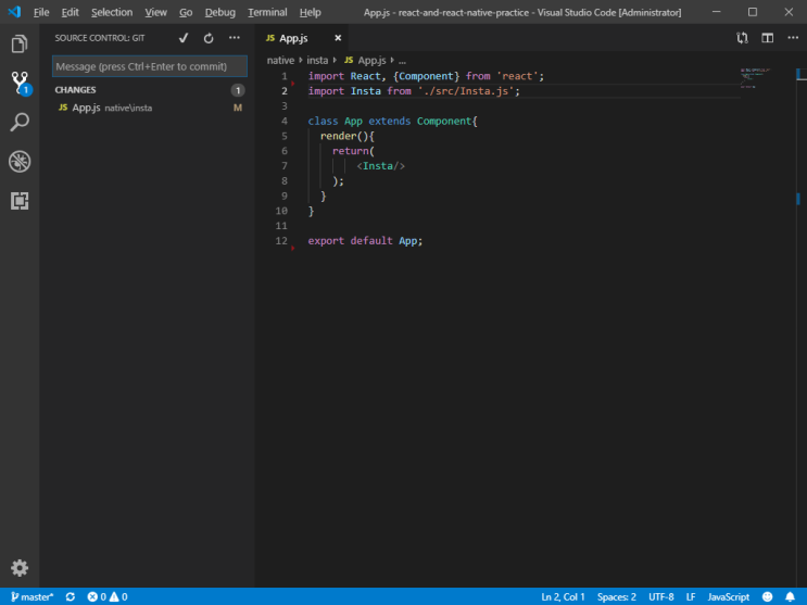 Visual Studio Code에서 git push하기 : 네이버 블로그