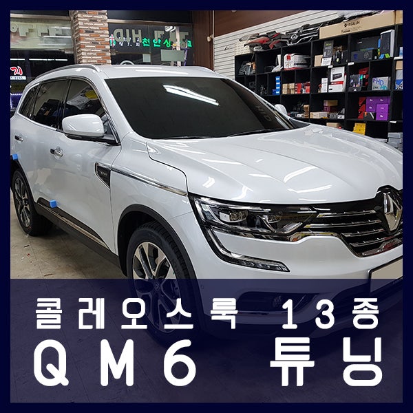 유럽감성 익스테리어 변신 큼식이 르노룩 콜레오스 / QM6 튜닝 : 네이버 블로그