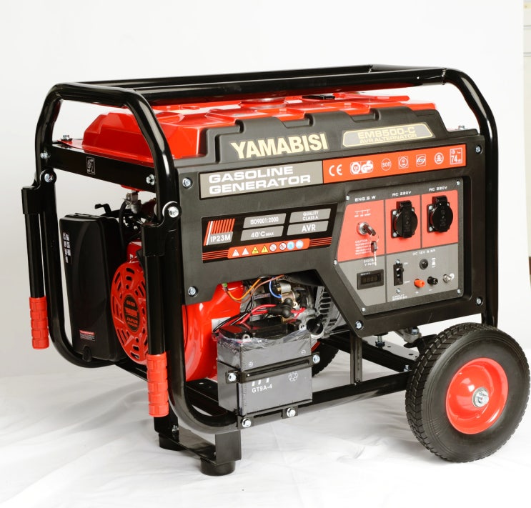 야마비시 발전기 EM8500-C 손수레타입 조립하는법 함께해봐요! : 네이버 블로그