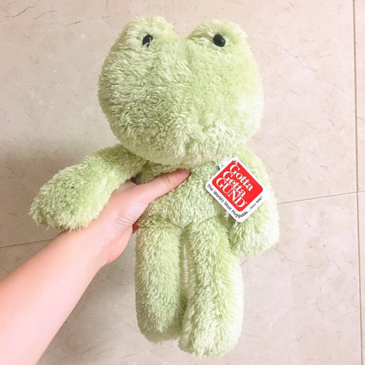 [GUND] Fuzzy Frog Green, 복슬복슬 개구리 인형 : 네이버 블로그