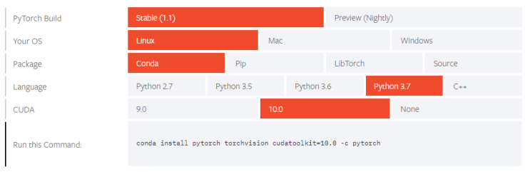 [Pytorch] Linux Conda에 설치하기 : 네이버 블로그
