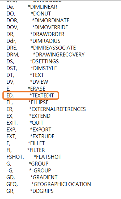 오토캐드 ED 단축키 오류 - DIMEDIT & TEXTTEDIT : 네이버 블로그