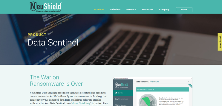 쓸만한 랜섬웨어 솔루션 있나요? 뉴쉴드 데이타센티널(NeuShield Data Sentinel) 소개 : 네이버 블로그