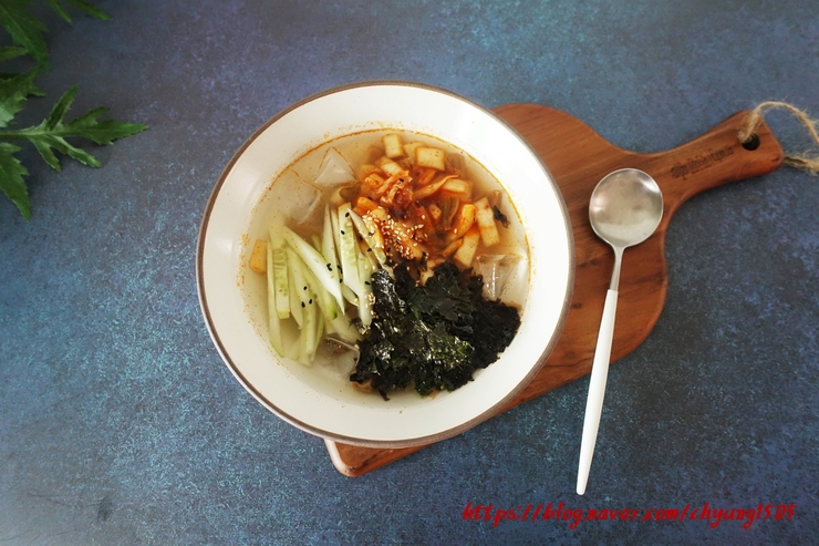 묵사발 만들기! 냉면육수만 있음 쉽게 오케이~ : 네이버 블로그