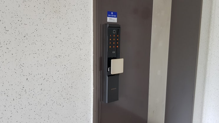 청주디지털도어락, 봉명동 아이파크에 삼성지문인식 IoT SHP-DR900시공 스토리 : 네이버 블로그