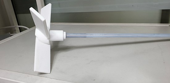 Teflon Impeller(Propeller,4-Bladed) / 4날개 프로펠러형 임펠러 / 고정형 / Impeller ...