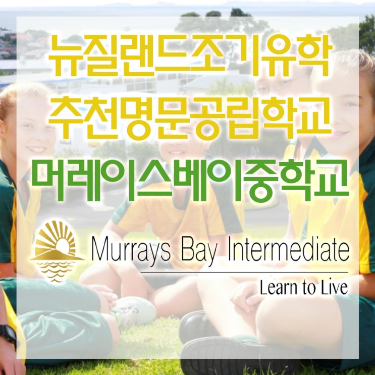 [뉴질랜드 조기유학] 뉴질랜드 명문 공립 중학교 Murrays Bay Intermediate School 소개 : 네이버 블로그
