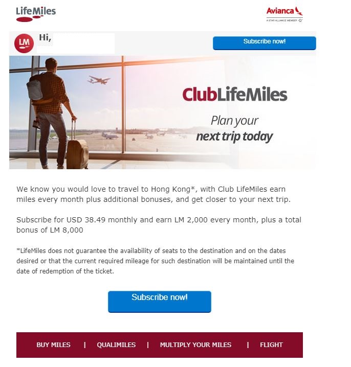 라이프마일 구매하는 또다른 방법 (Club lifemiles, 약 15~16원/마일) : 네이버 블로그