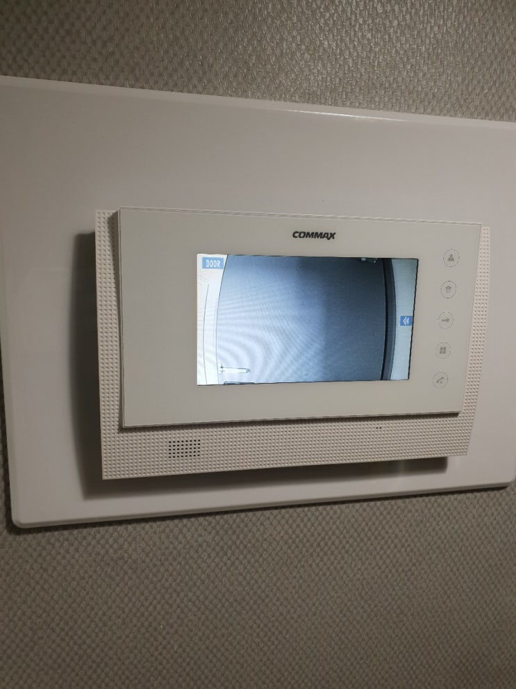 (부산비디오폰/부산인터폰)신평현대아파트 코맥스cav-70c 7인치 비디오폰 설치입니다~ : 네이버 블로그