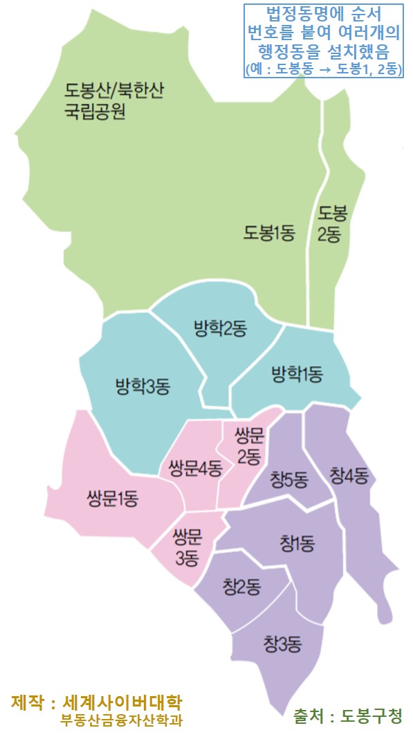 서울시 도봉구 동별 아파트 가격수준 및 순위 2019년 네이버 블로그