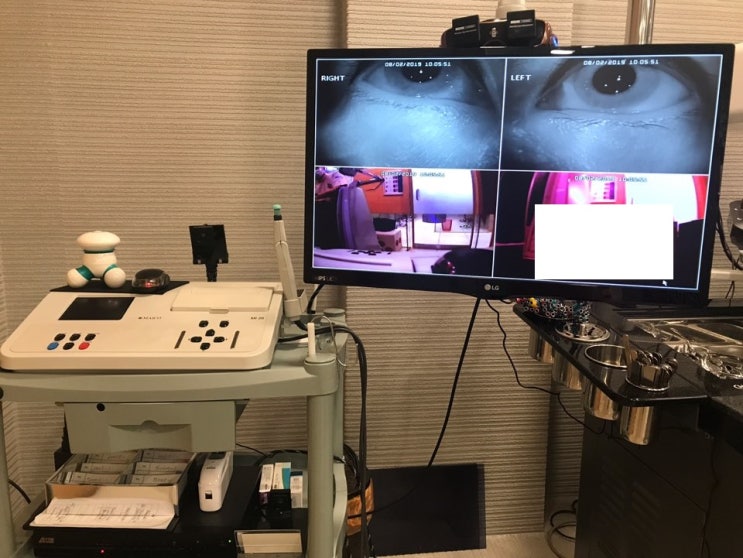 [용인이비인후과] 비디오 안진 검사기(Videonystagmography, VNG) : 네이버 블로그