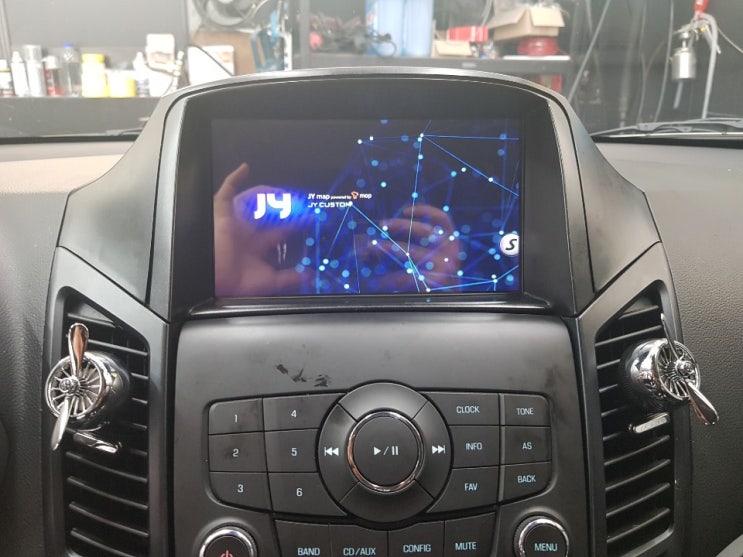 쉐보레 올란도 파인에서 JY커스텀 T6000 미러링 네비게이션 매립 : 네이버 블로그