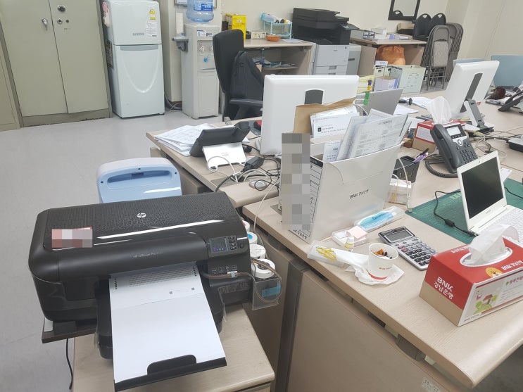 울산무한프린터 복합기 수리전문 프린텍울산 경남은행 Bnk투자증권 사무실에 Hp8100프린터수리 네이버 블로그