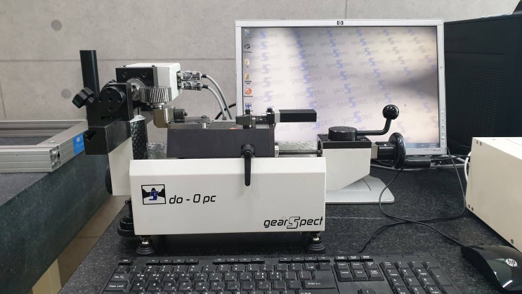 기어측정기 : 웜기어/스퍼/헬리컬 기어 측정 전용 장비 DO-0 PC : 네이버 블로그