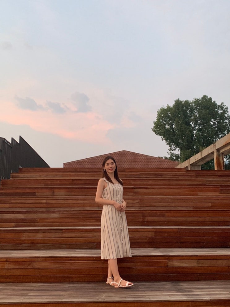 나시원피스 ,나루강(NARU KANG) 줄무늬 A라인 원피스 보헤미안 감성 : 네이버 블로그