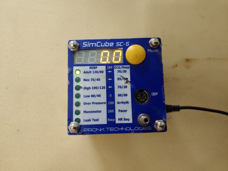 NIBP 테스터-시뮬레이터 SimCube SC-5 : 네이버 블로그