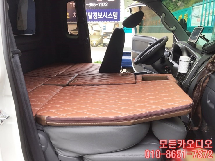 1톤 화물차 평판시트 시공 받고 봉고3 실내를 편리하게 사용하게 됐어요 네이버 블로그