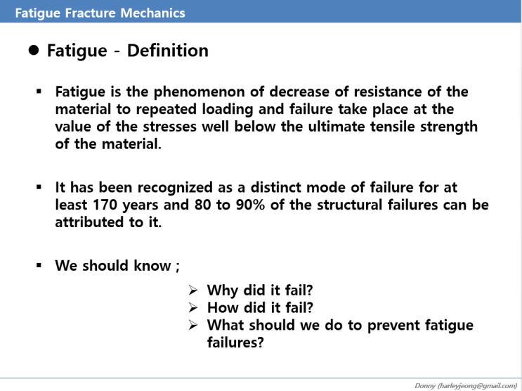 [3-1] Introduction to Fatigue Fracture : 네이버 블로그