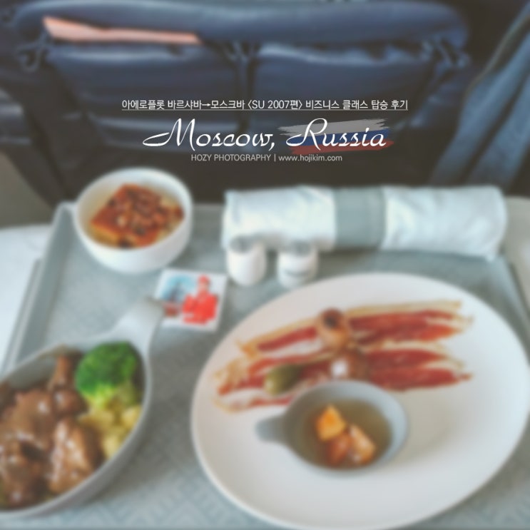 러시아 모스크바 여행 아에로플롯(러시아항공) SU2007편 비즈니스 클래스 탑승 후기 (기내식, 바르샤바 쇼팽 공항 Bolero ...