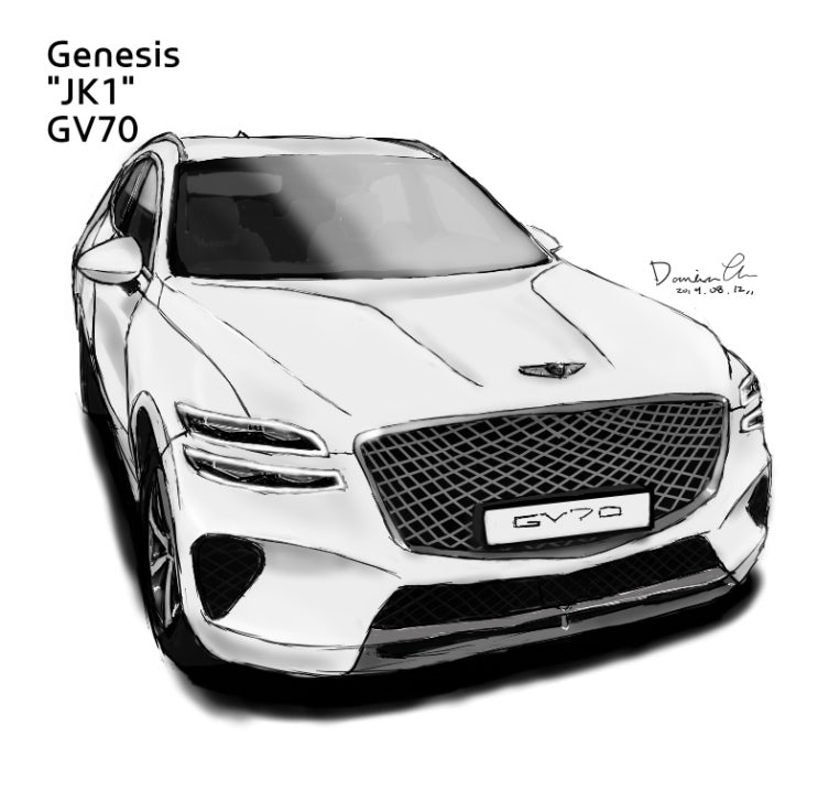 2020 제네시스 GV70 예상도 / 2020 Genesis JK1 GV70 Renderings : 네이버 블로그