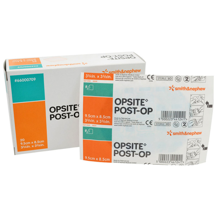 [S&N] OPSITE POST-OP (옵사이트 / 오피사이트) / 9.5×8.5㎝ (20매입) / 드레싱고정 투명테이프 ...