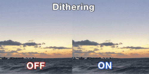 GIF 디더링, 화질 좋은 고화질 움짤을 만드는 방법 : 네이버 블로그