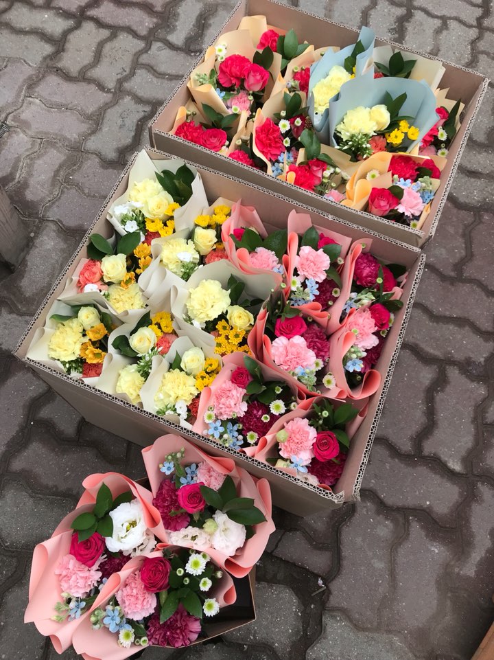단체 미니꽃다발 청주꽃집금천동꽃집탑동꽃집금천동천사플라워 탑동천사플라워 청주시내꽃집 용암동꽃집 네이버 블로그