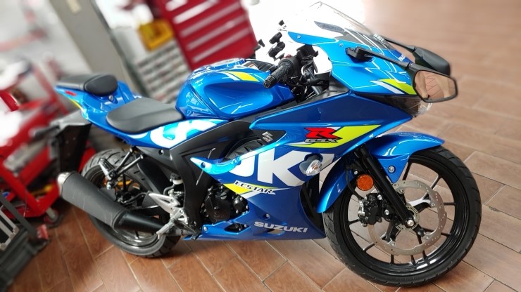 Gsx R125 블루 요시무라 R 77s 풀 시스템 머플러 장착 소음기 제거 구조변경 네이버 블로그