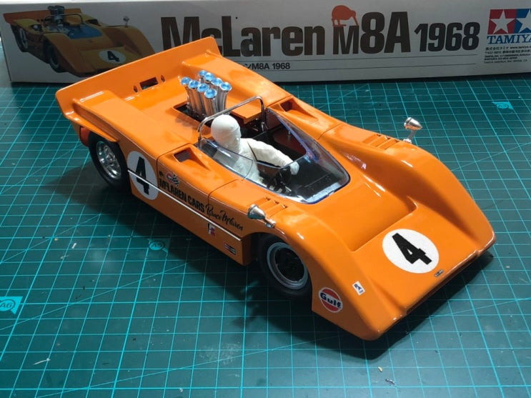 ‘68 Mclaren M8A 1/18 Tamiya 마무리 : 네이버 블로그
