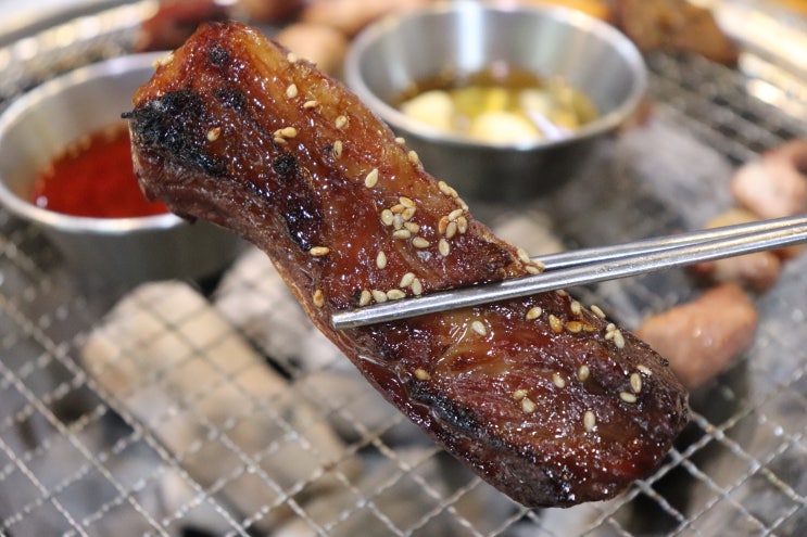 수유 고기집 맛집 산성골 참숯화로 양념갈비 재방문 예정 네이버 블로그
