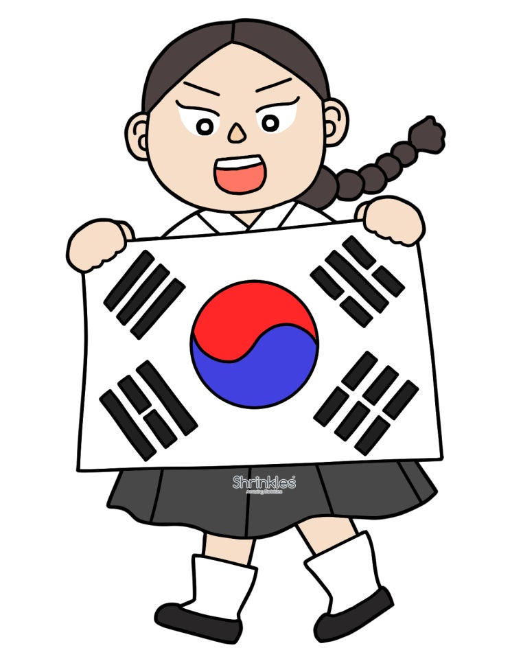 슈링클스도안역사속인물 09 역사 속 인물 유관순 도안 슈링클스 만들기 메이크래프트 네이버 블로그