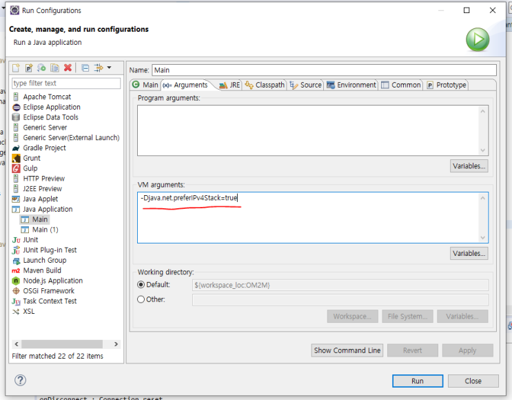 [JAVA] java.net.SocketException: Unrecognized Windows Sockets error ...