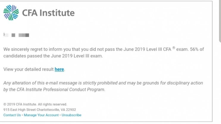 CFA lv3 fail : 네이버 블로그