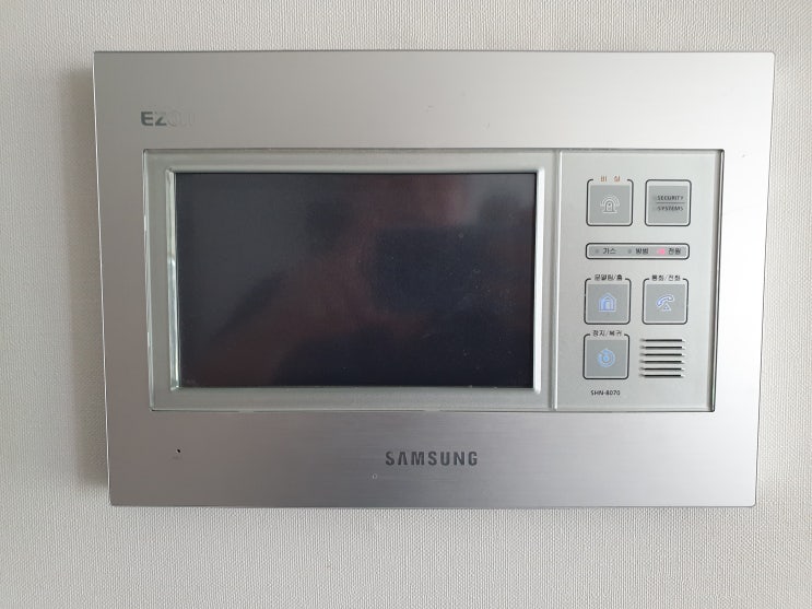 청주비디오폰(인터폰)수리_삼성 SHN-8070 비디오폰을 삼성 SHN-8810 비디오폰으로 교체 : 네이버 블로그