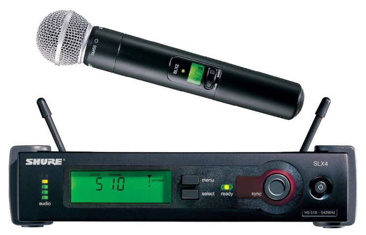 SLX4 + SLX2/SM58 / 무선 핸드마이크 / 900MHz / SHURE / 슈어 / 가변타입 / 다이나믹 / 무선 1 ...