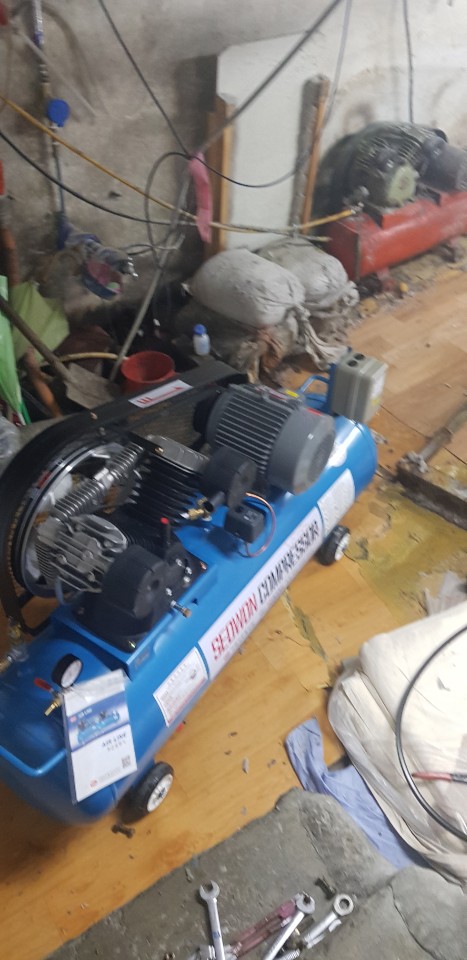 서원콤프레샤 SP5-150-5HP 설치~!! : 네이버 블로그