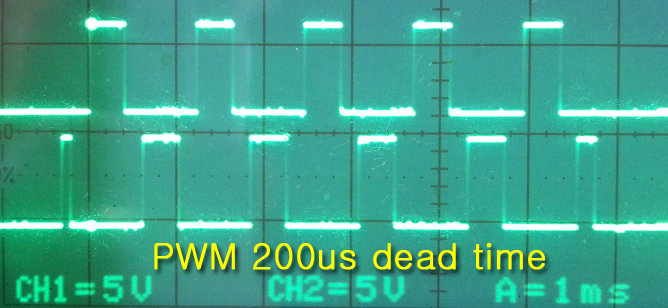 ATmega168PA, PWM 폴링 Dead time 테스트 (AVR Studio4)... 성미시리얼 : 네이버 블로그