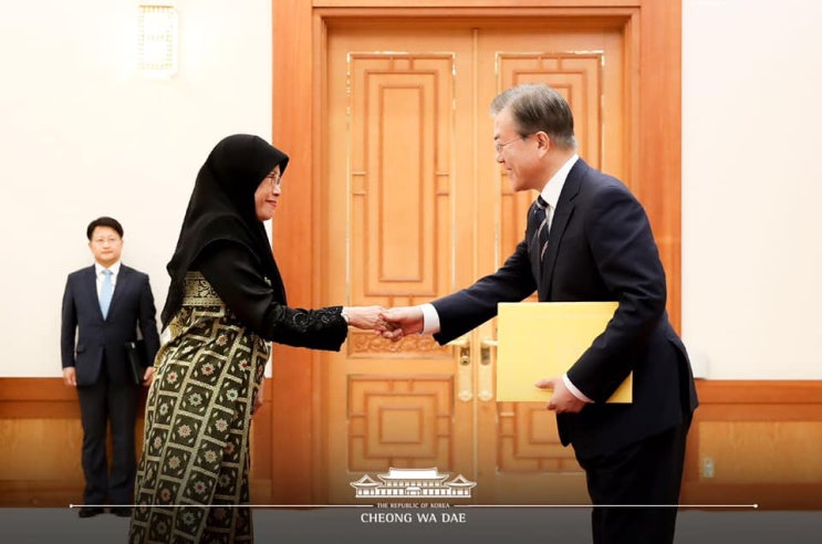 주한대사 신임장 제정식 : 네이버 블로그